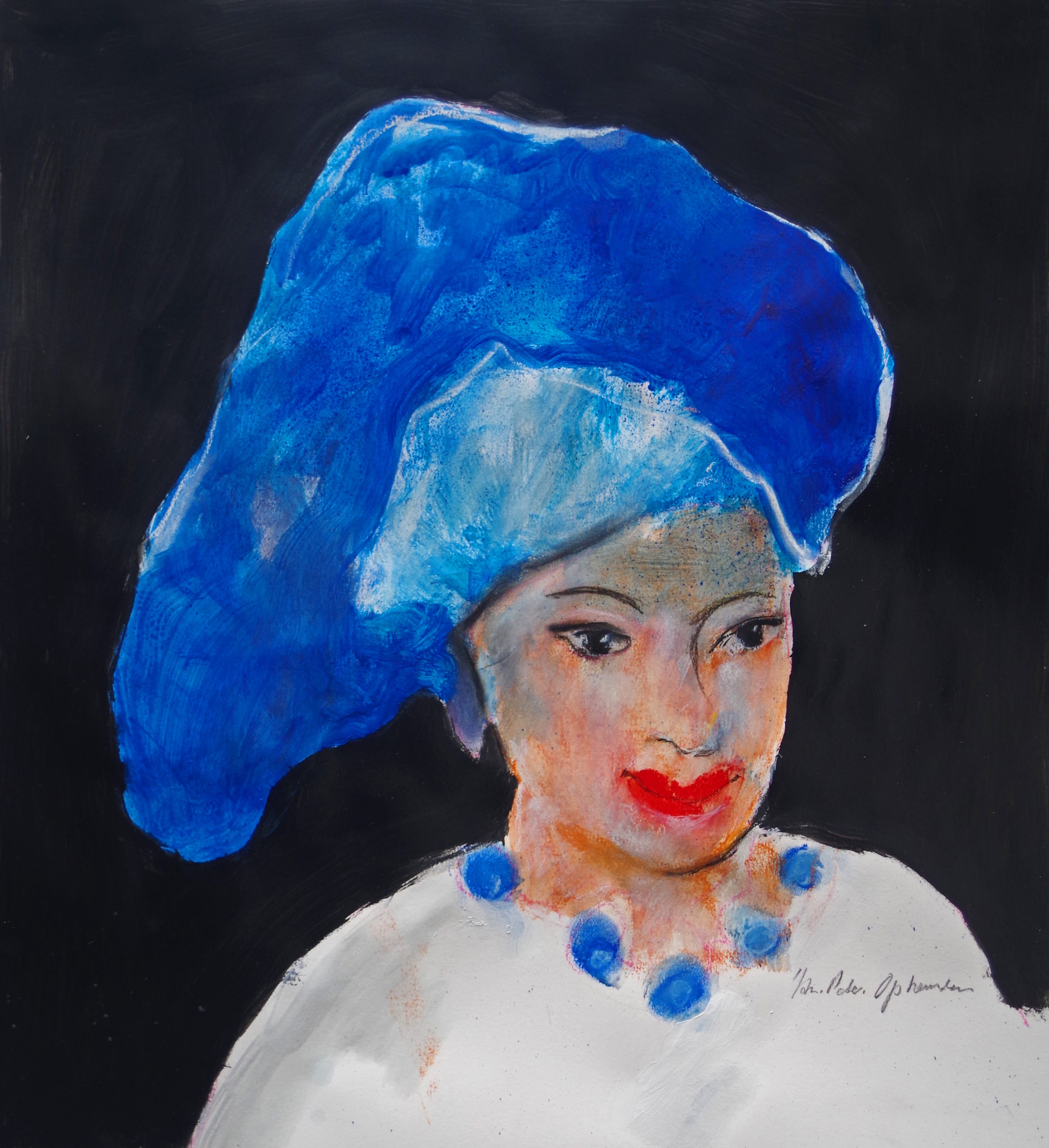 Portret van een vrouw I - Jan Peter van Opheusden Bax Kunst