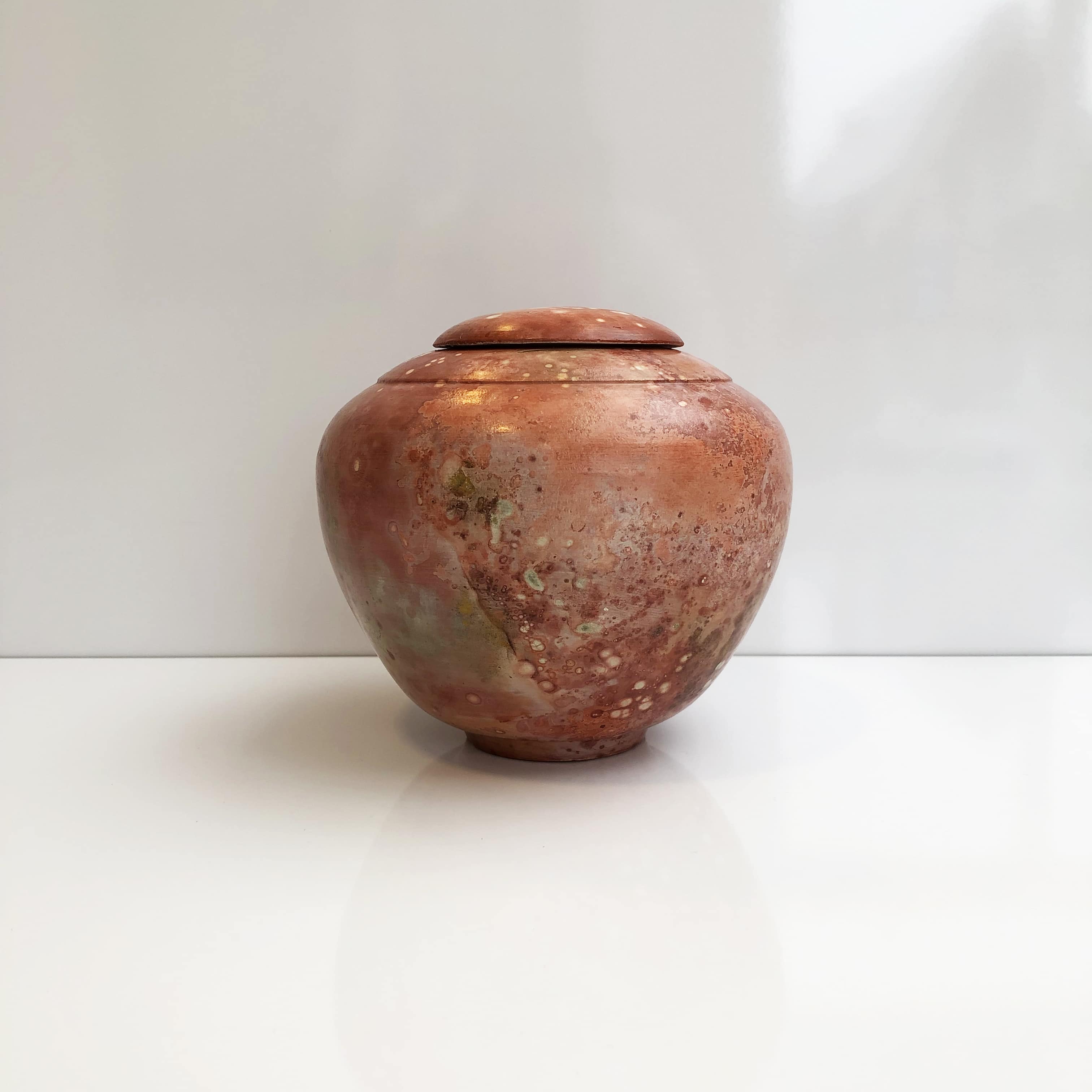 Saggar-firing vaas I - Tjabel Klok Bax Kunst