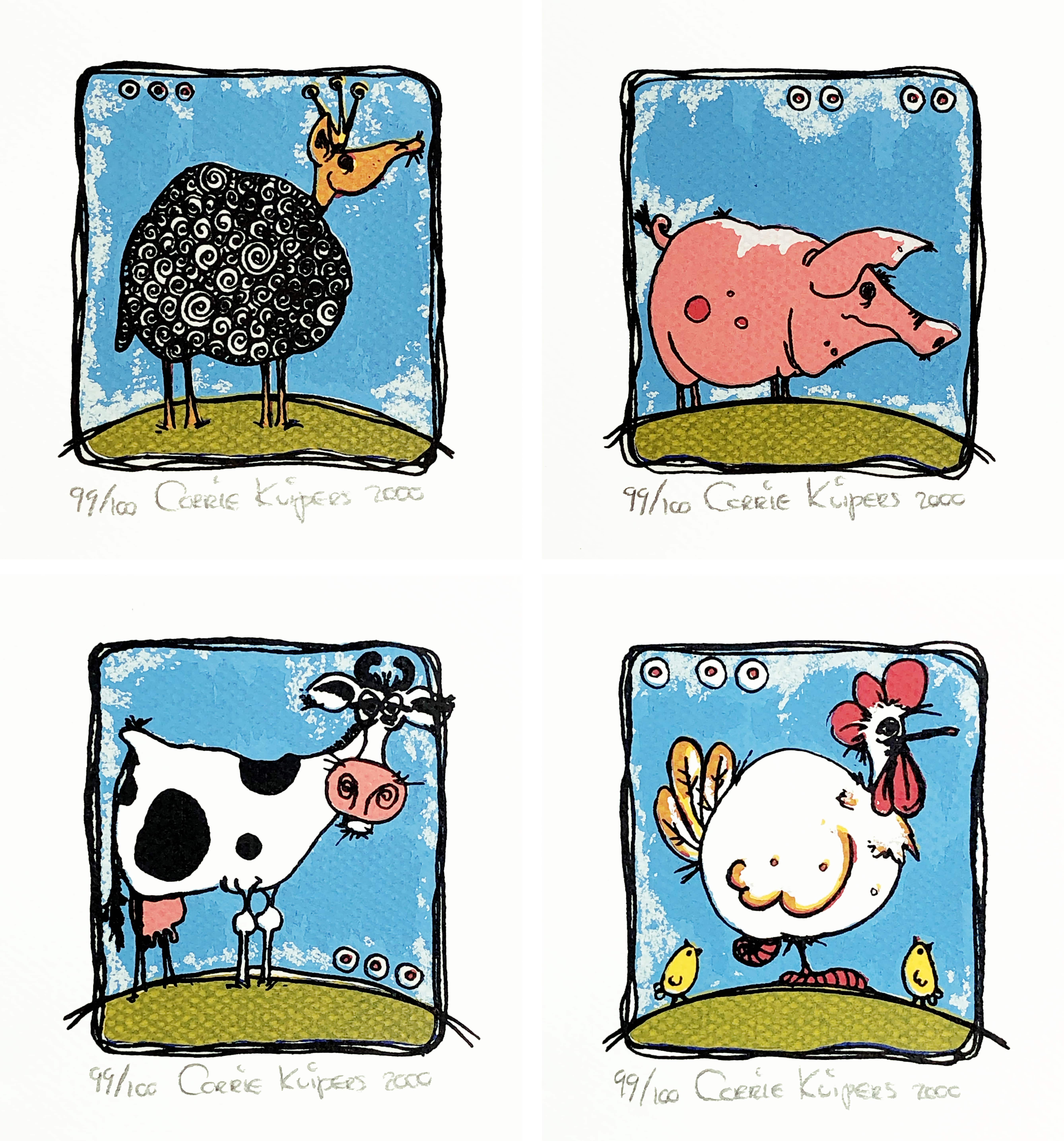 Het geplaagde dier (creatief doosje) - Corrie Kuipers Bax Kunst