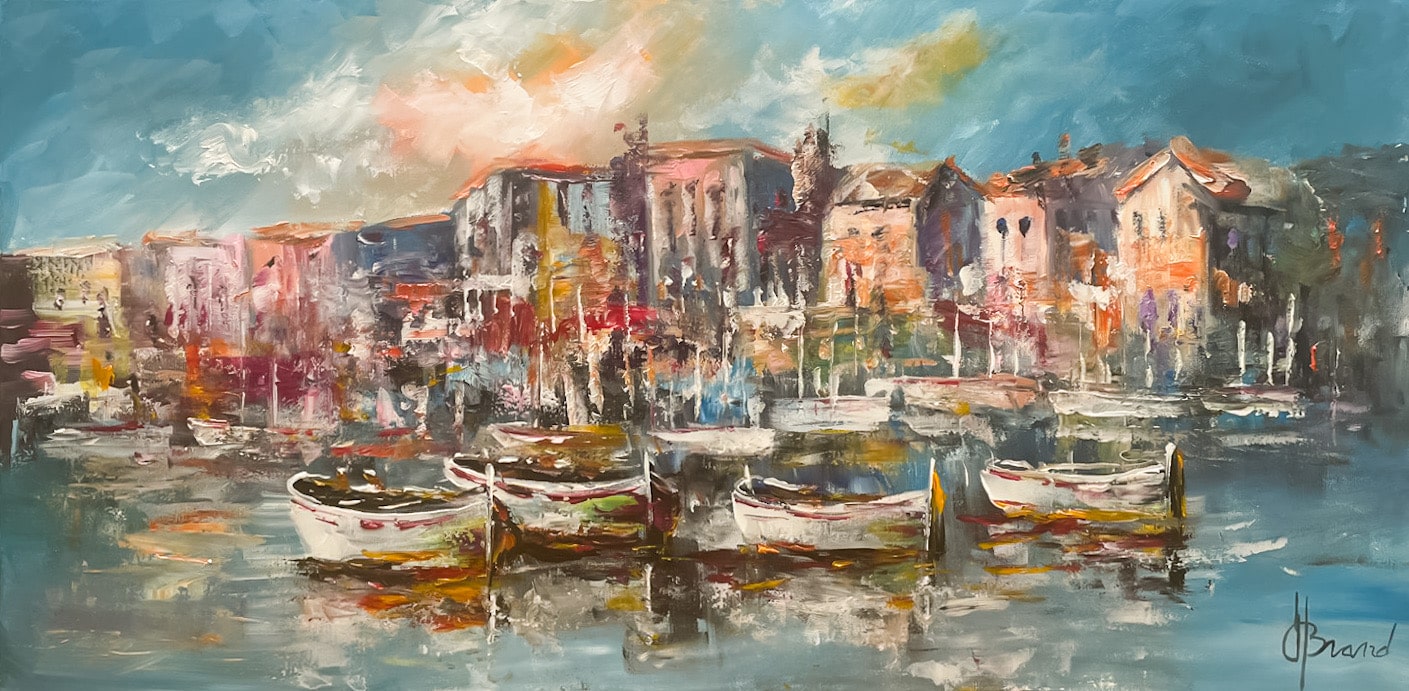 Uitzicht op de Haven II - Henry Brand Bax Kunst