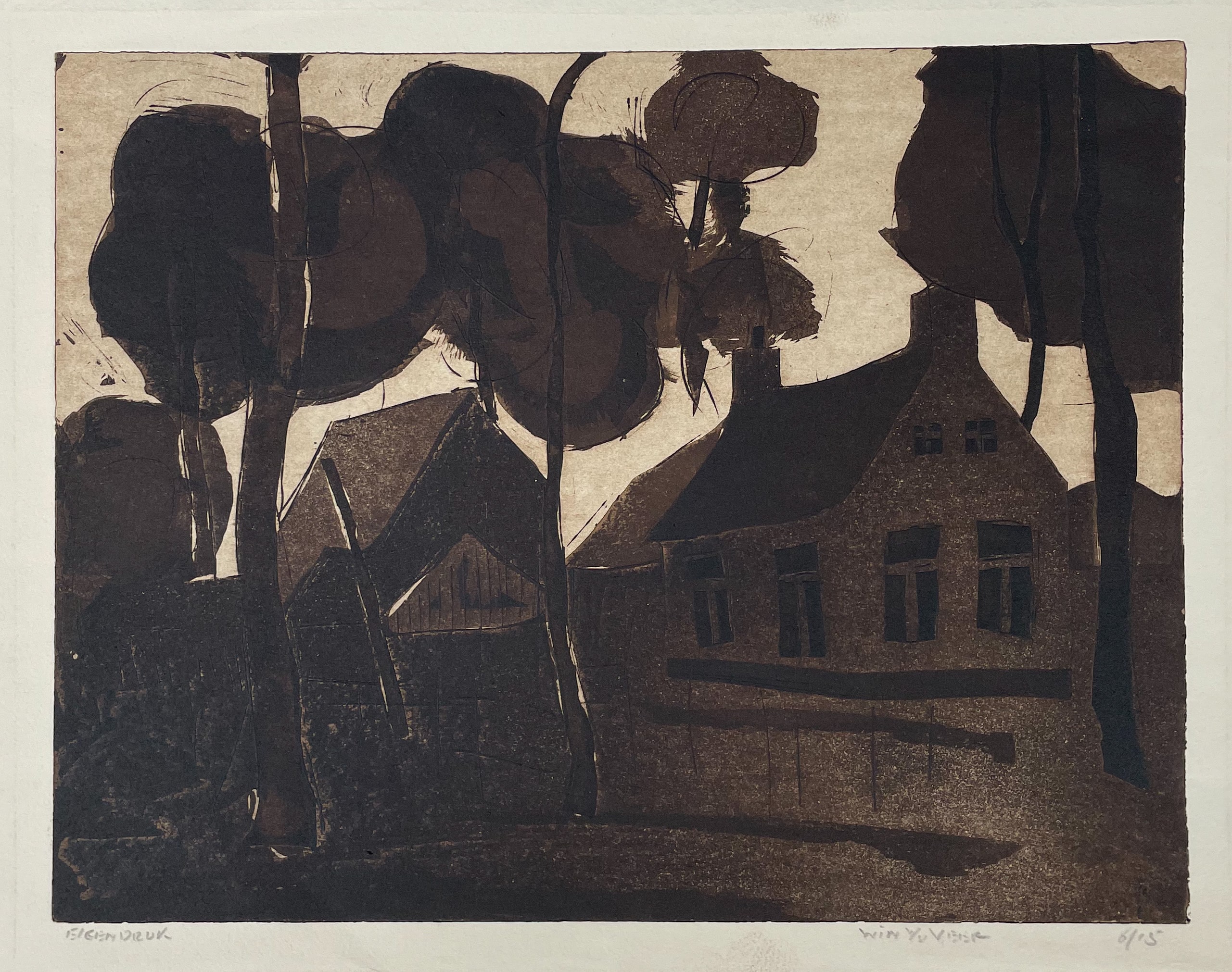Uit de Friese schatkamer: Etsen van Wim van der Veer - Bax Kunst
